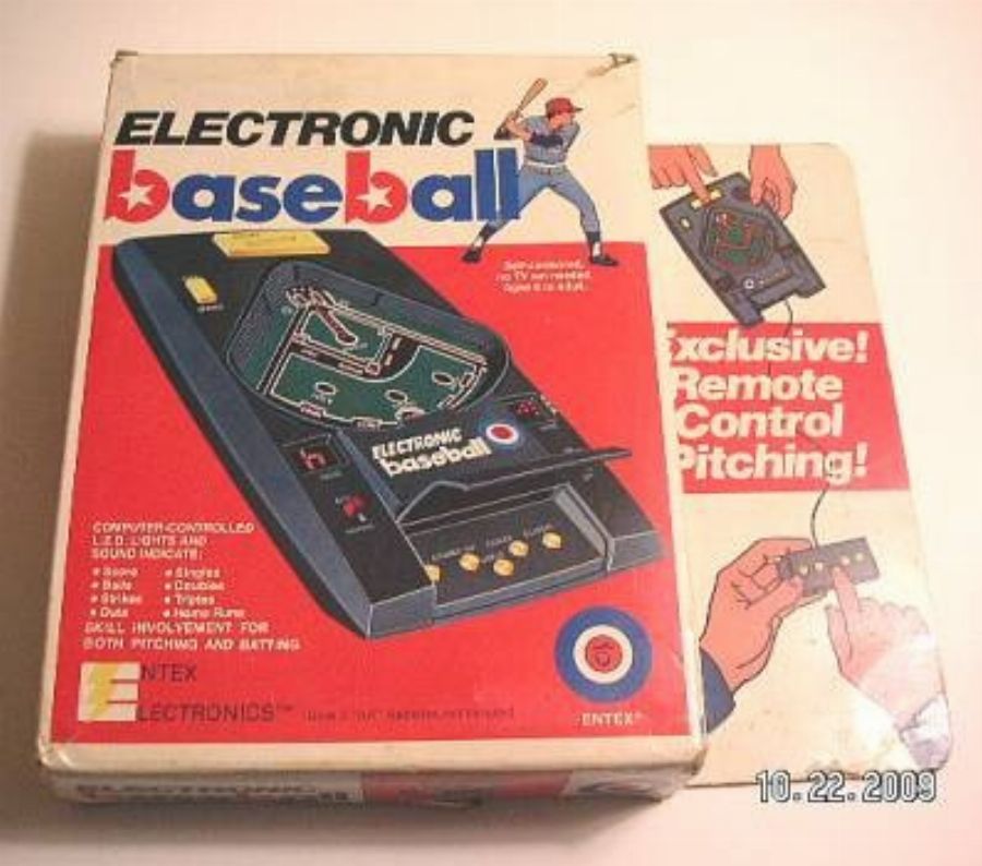 Electronic Baseball Entex (1979) Retro Handheld Games