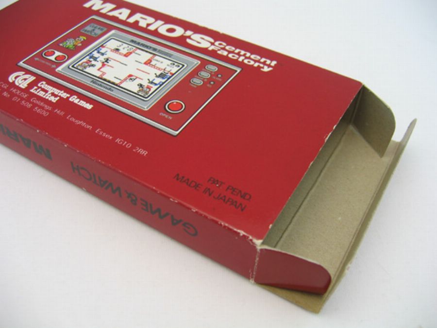 Mario's Cement Factory Nintendo (1983) Retro Handheld Games